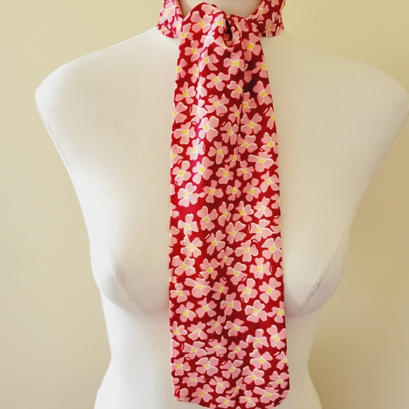 Accessories | Vintage Floral Print Neck Scarf | Poshmark